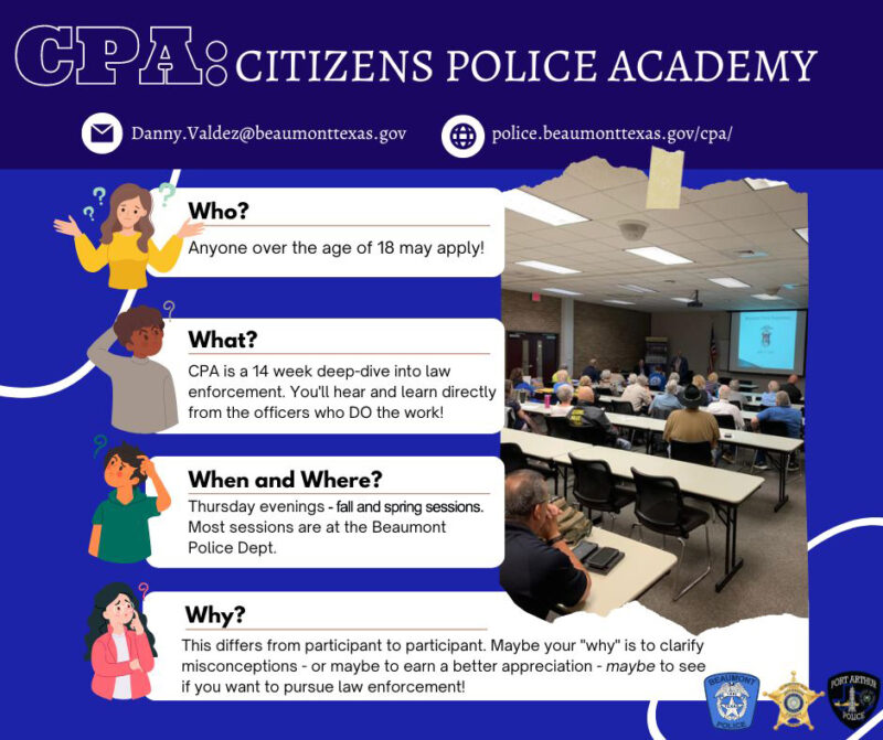 Citizens Police Academy – Beaumont Police